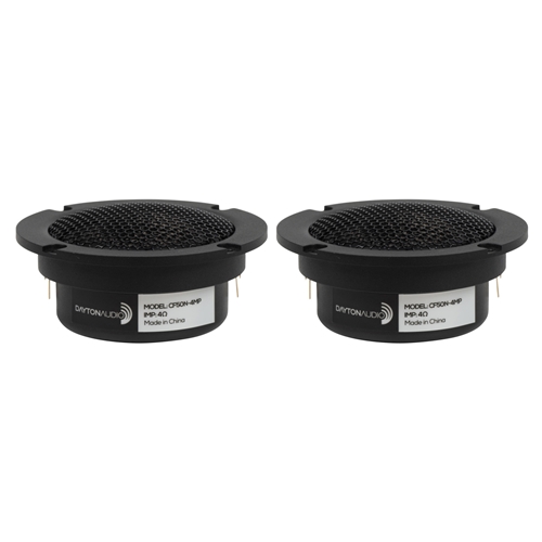 Dayton Audio - CF50N-4MP 2" Carbon Fiber Dome Midrange Matched Pair 4 Ohm