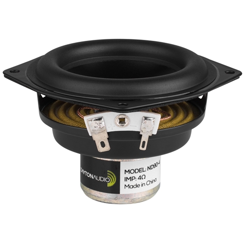 Dayton Audio - ND90-4 3-1/2" Aluminum Cone Full-Range Driver 4 Ohm